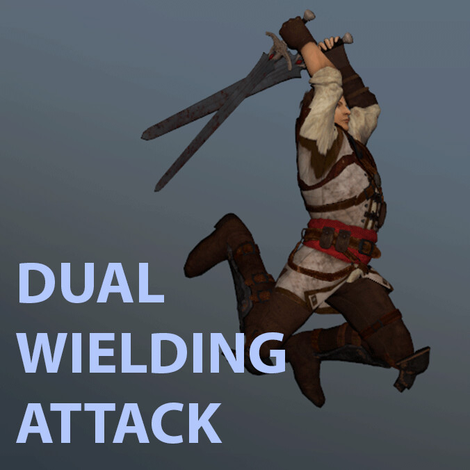 ArtStation - Dual Wielding Attack