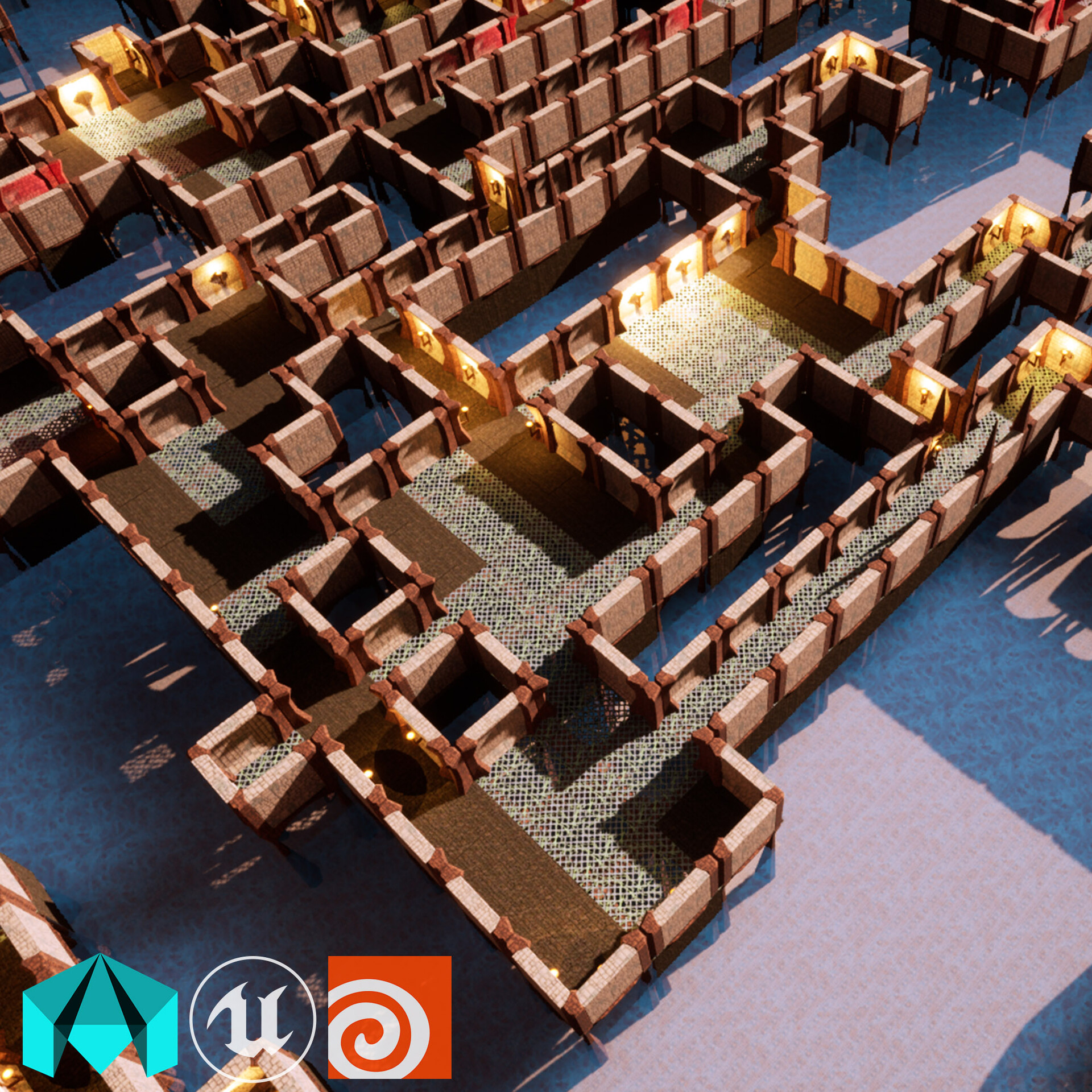 ArtStation - Dungeon Generator Study