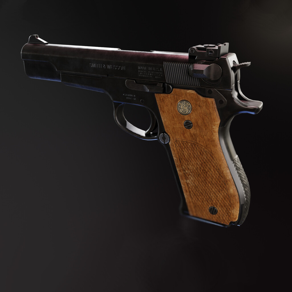 ArtStation - Smith & Wesson Model 52 and 952