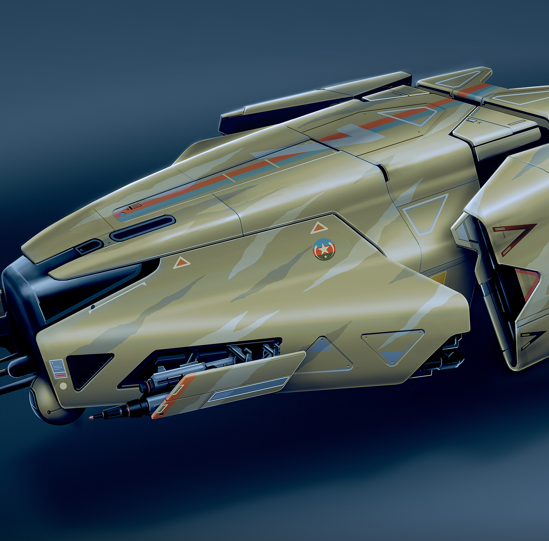 ArtStation - Marconi MAAG-2B 'Wildcat' Gunship (Fighter/Bomber ...