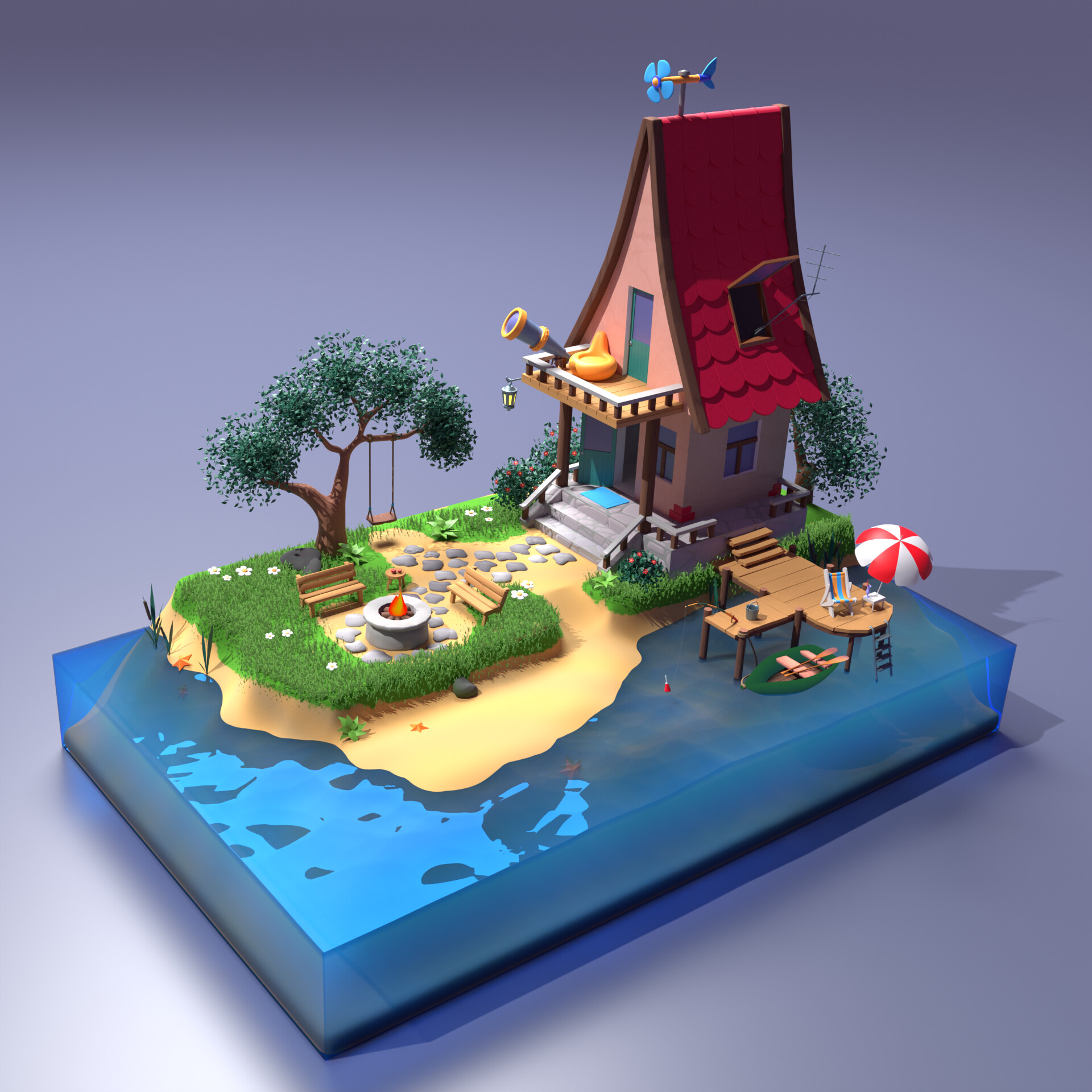 ArtStation - Riverhouse