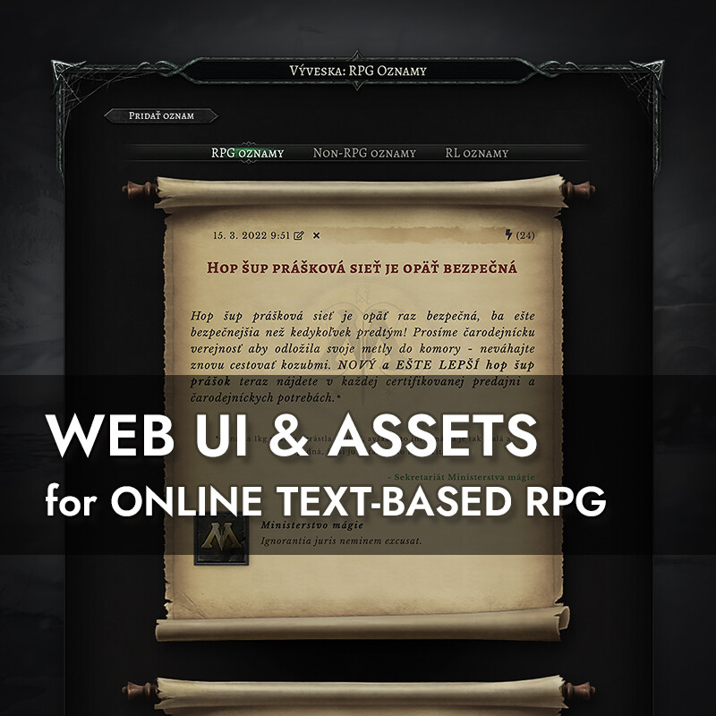 ArtStation - Web UI & Assets