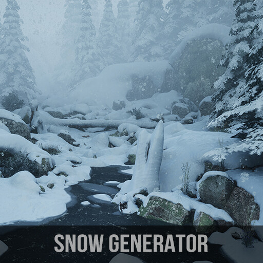 ArtStation - [UE5] Houdini Snow generator / Lighting