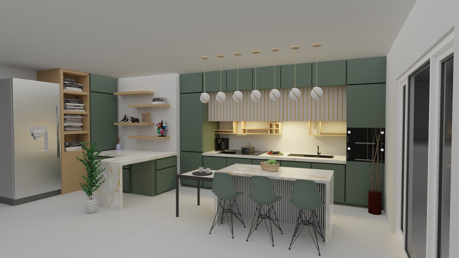 ArtStation - Forest-Green interior