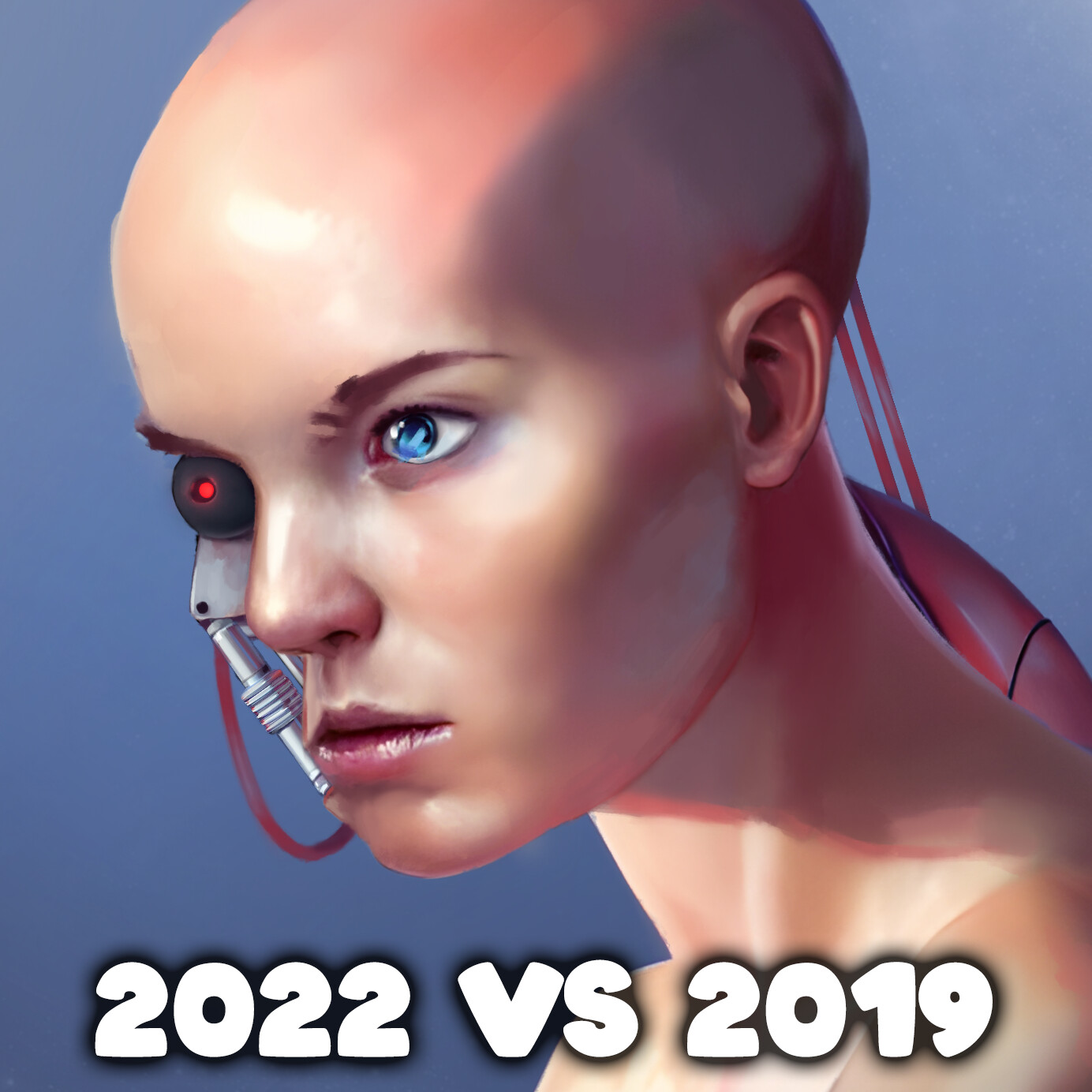 ArtStation - 2019 vs 2022 - My improvement in 3 years