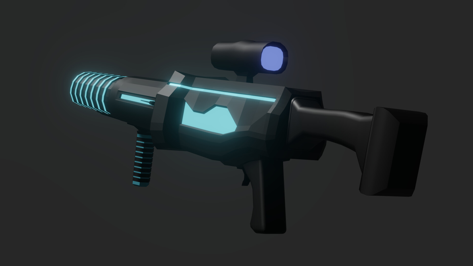 ArtStation - Sci-fi Heavy Laser Rifle