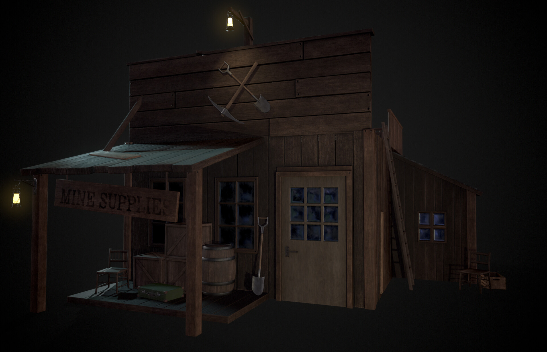 ArtStation - Old Mining Supplies Shop