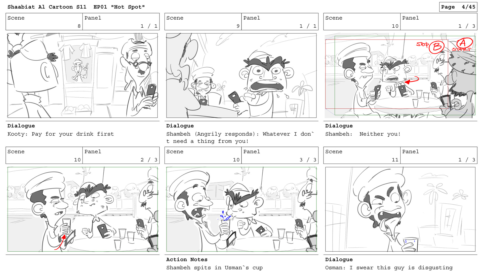 ArtStation - Shaabiat Al Cartoon S11 - Storyboards
