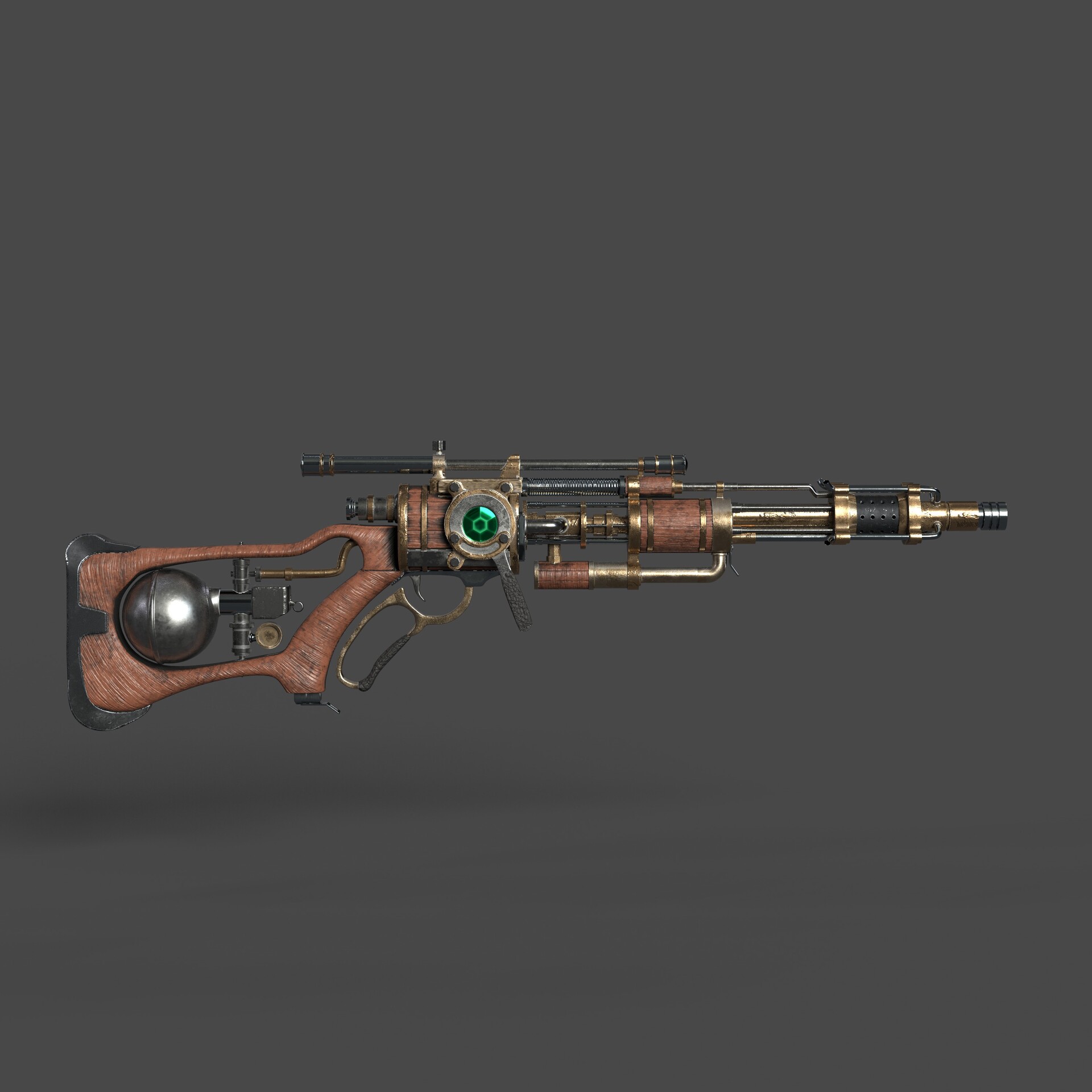 ArtStation - Retro Stylized Gun
