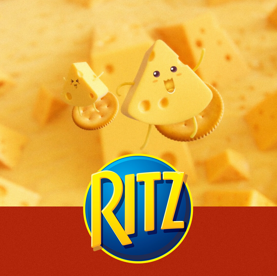 ArtStation - CHEESE CRACKER advertisement