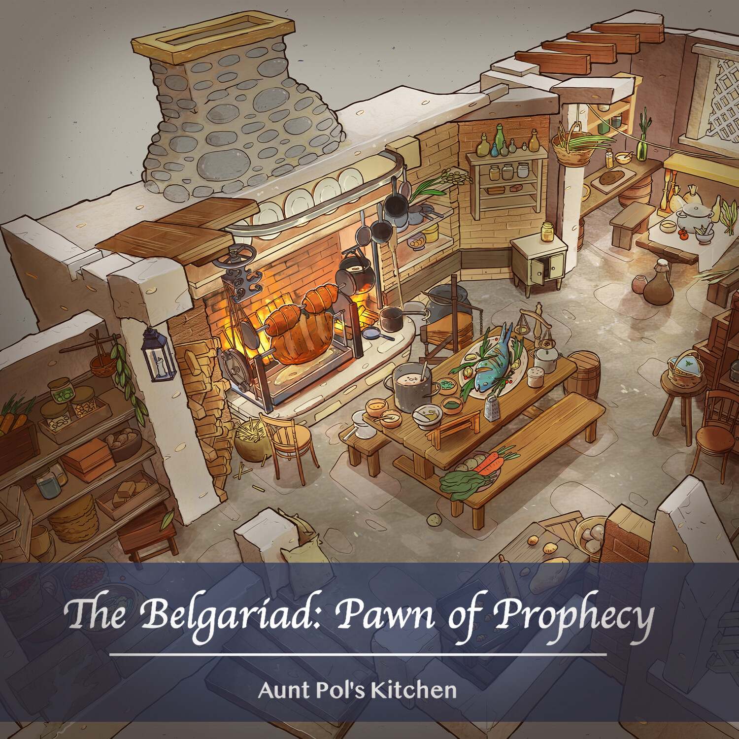 ArtStation - The Belgariad: Pawn of Prophecy - Aunt Pol's Kitchen
