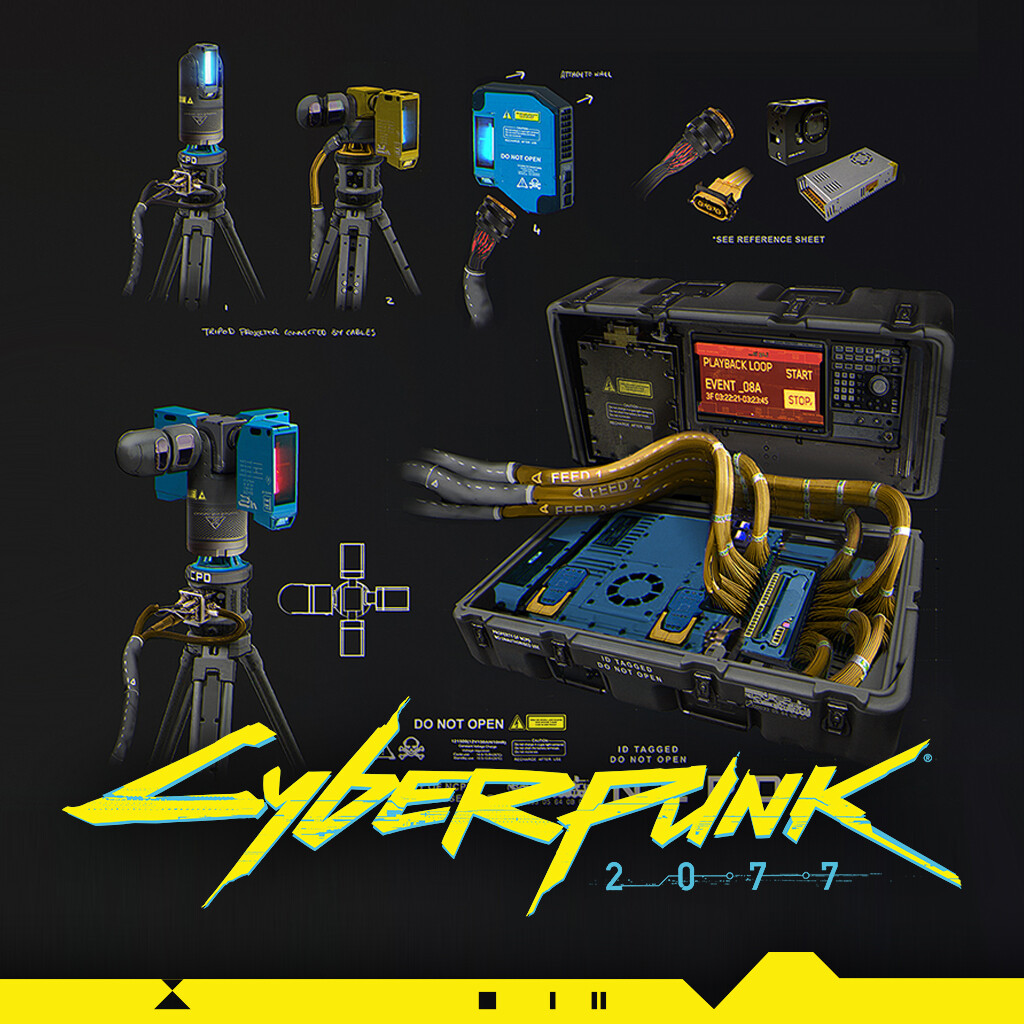 ArtStation - Crime Scene Hologram Projector Tech