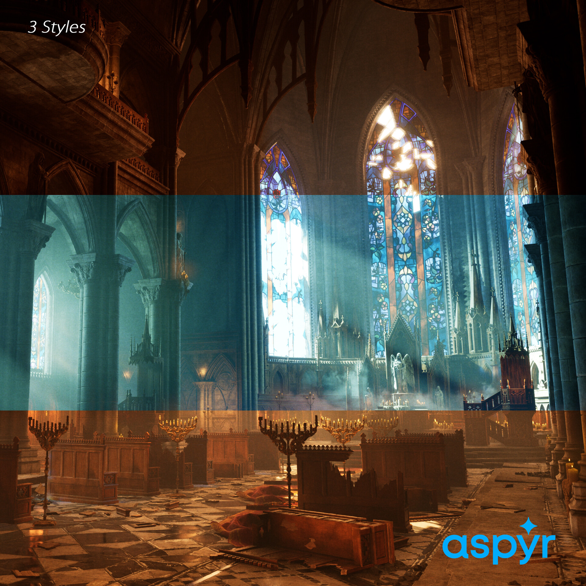 ArtStation - Gothic Church: Relight