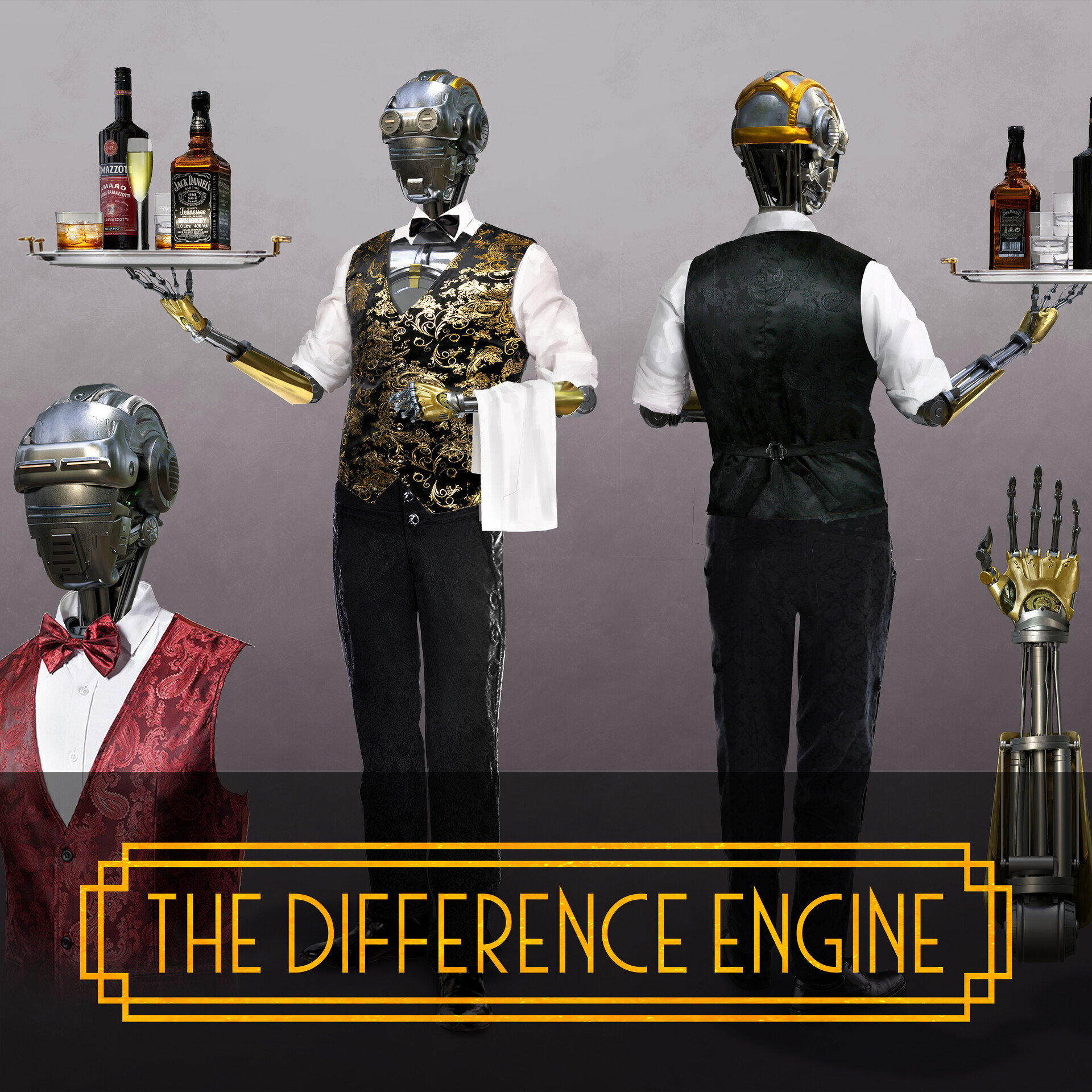 ArtStation - The Difference Engine - Robotic Waiter
