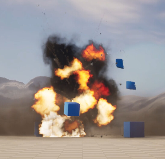 ArtStation - Houdini & UE5 Explosion 001