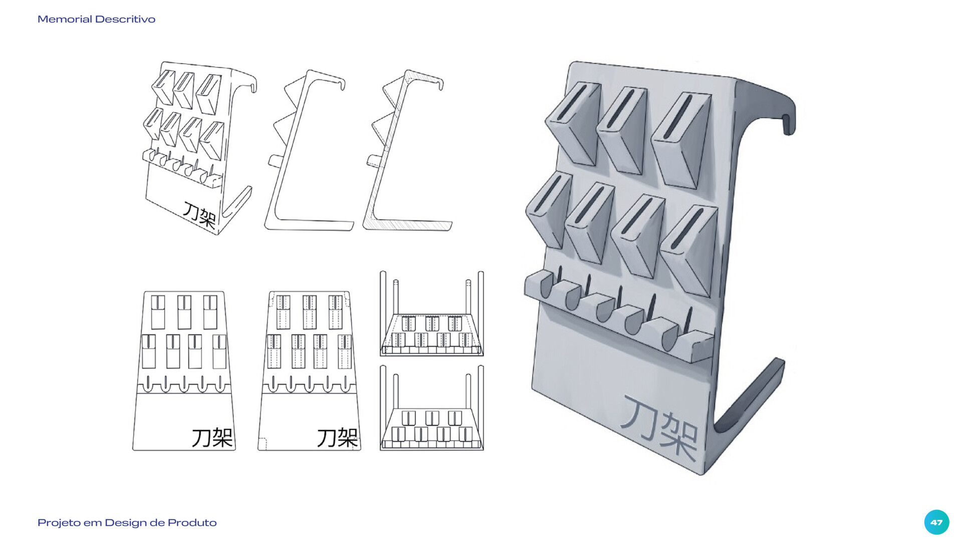 ArtStation - Product Design - Knife Holder