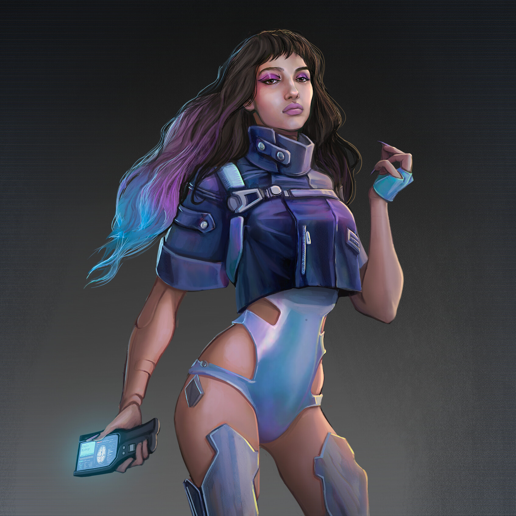 ArtStation - Cyber Girl