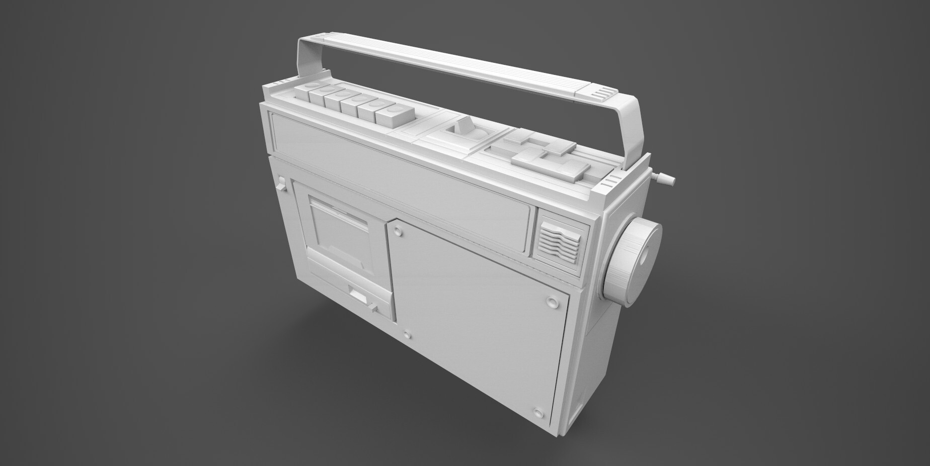 ArtStation - WIP - Radio prop
