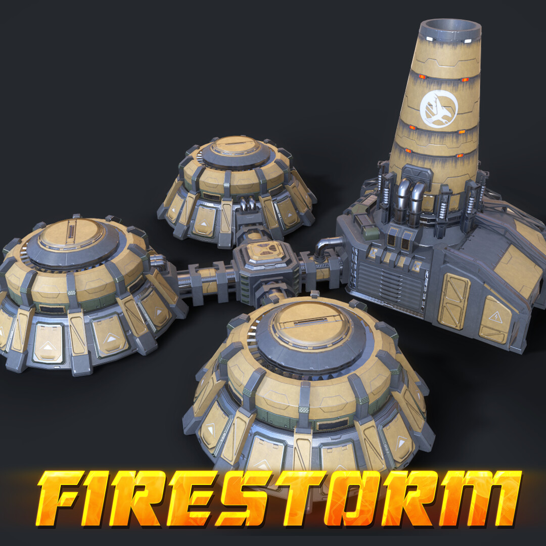 ArtStation - GDI PowerPlant