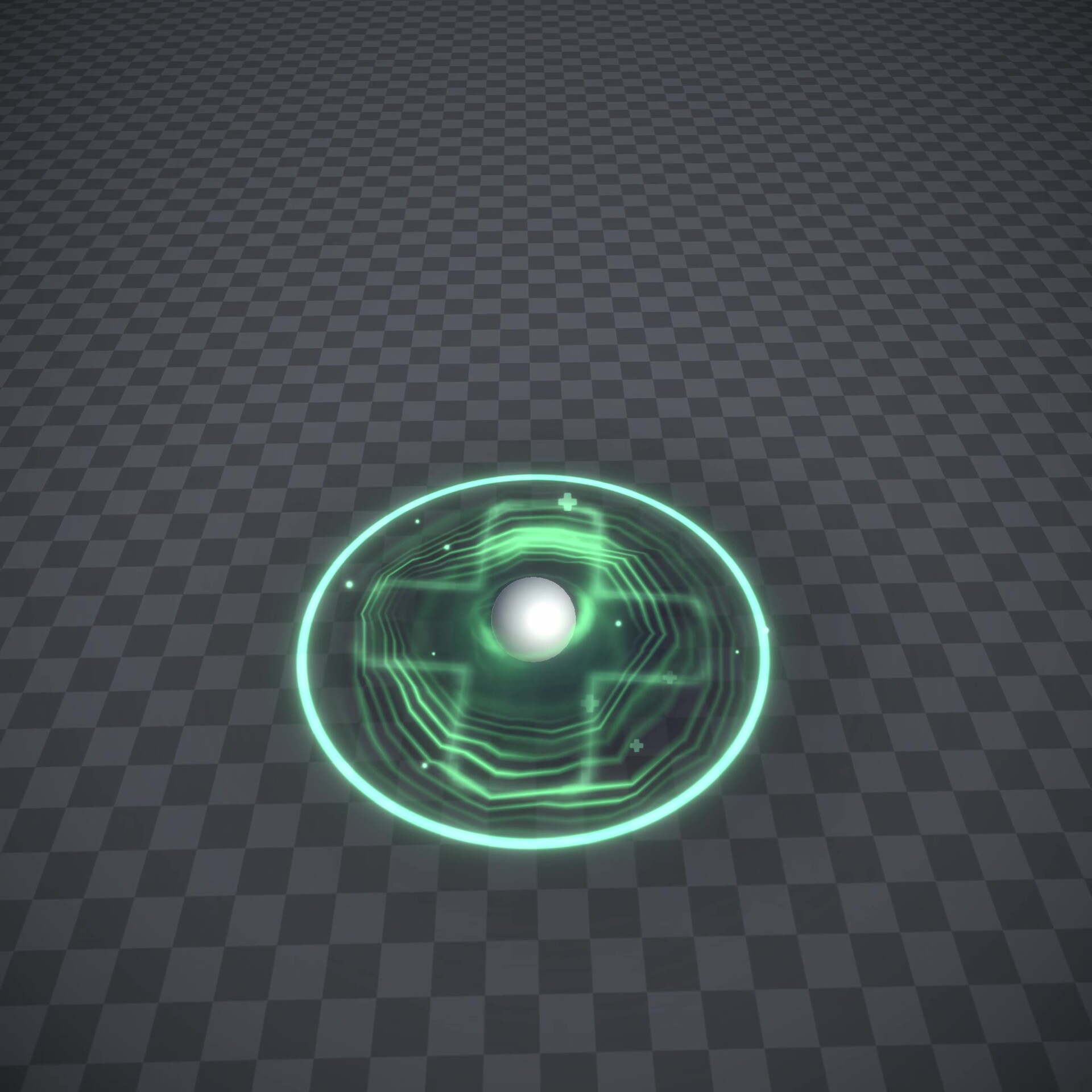 ArtStation - Heal AOE vfx