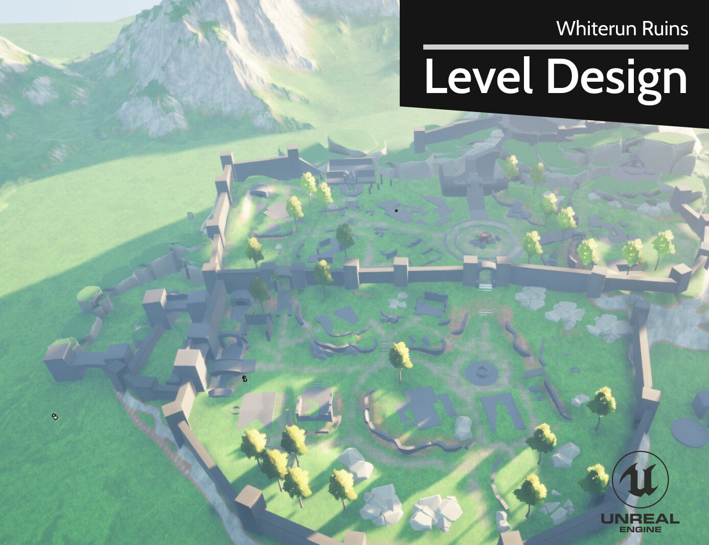 ArtStation - WHITERUN RUINS - Level Design