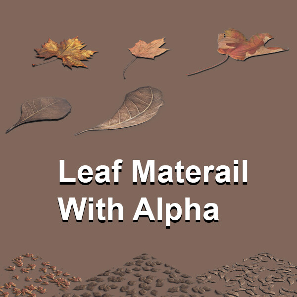 ArtStation - Leaf Materials With Alpha Vol.1