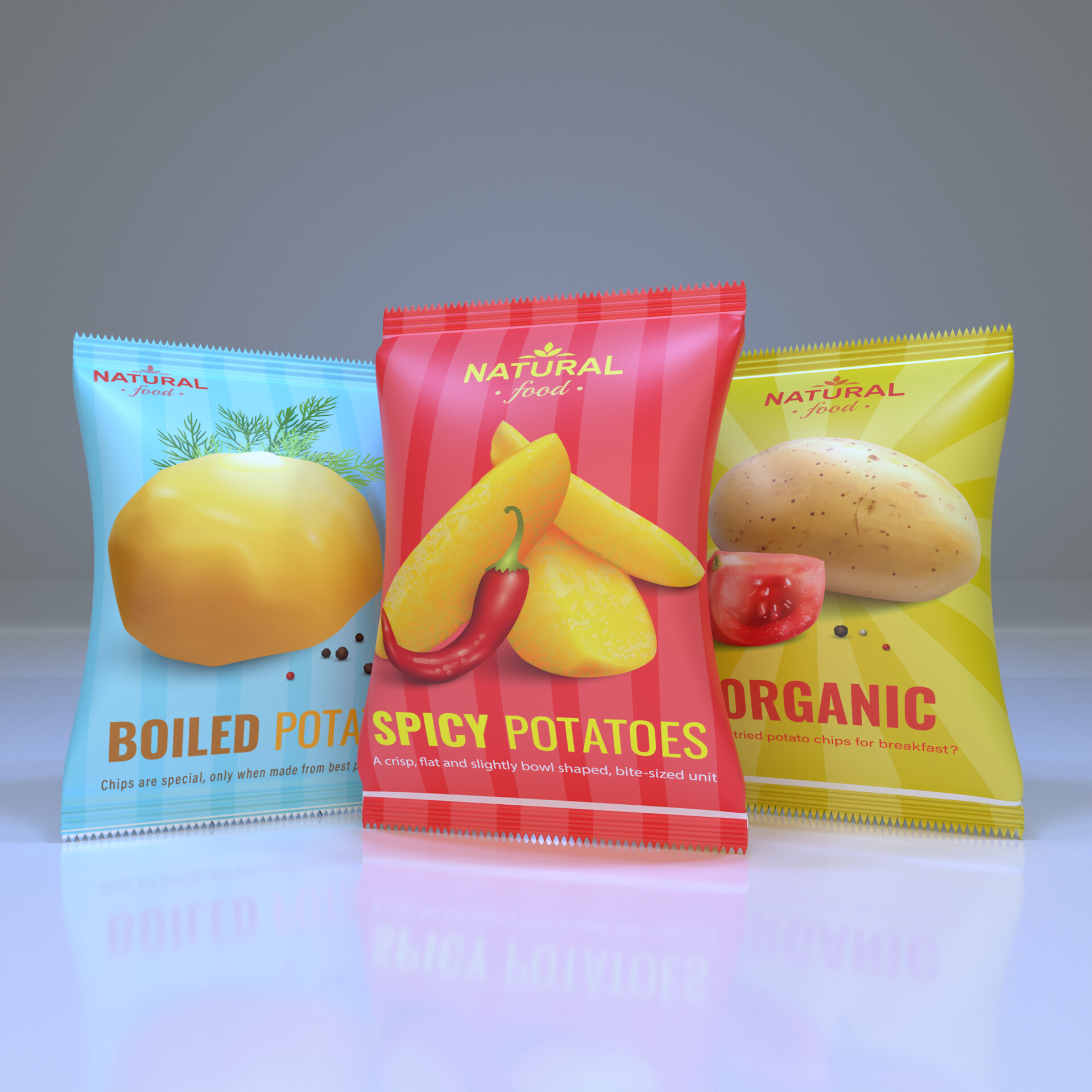 ArtStation - Product Animation - Chips Packages