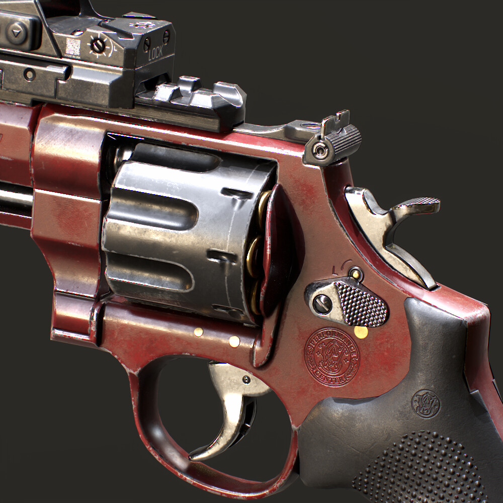 ArtStation - Smith & Wesson - Model 327 - TRR8 - .357 Magnum
