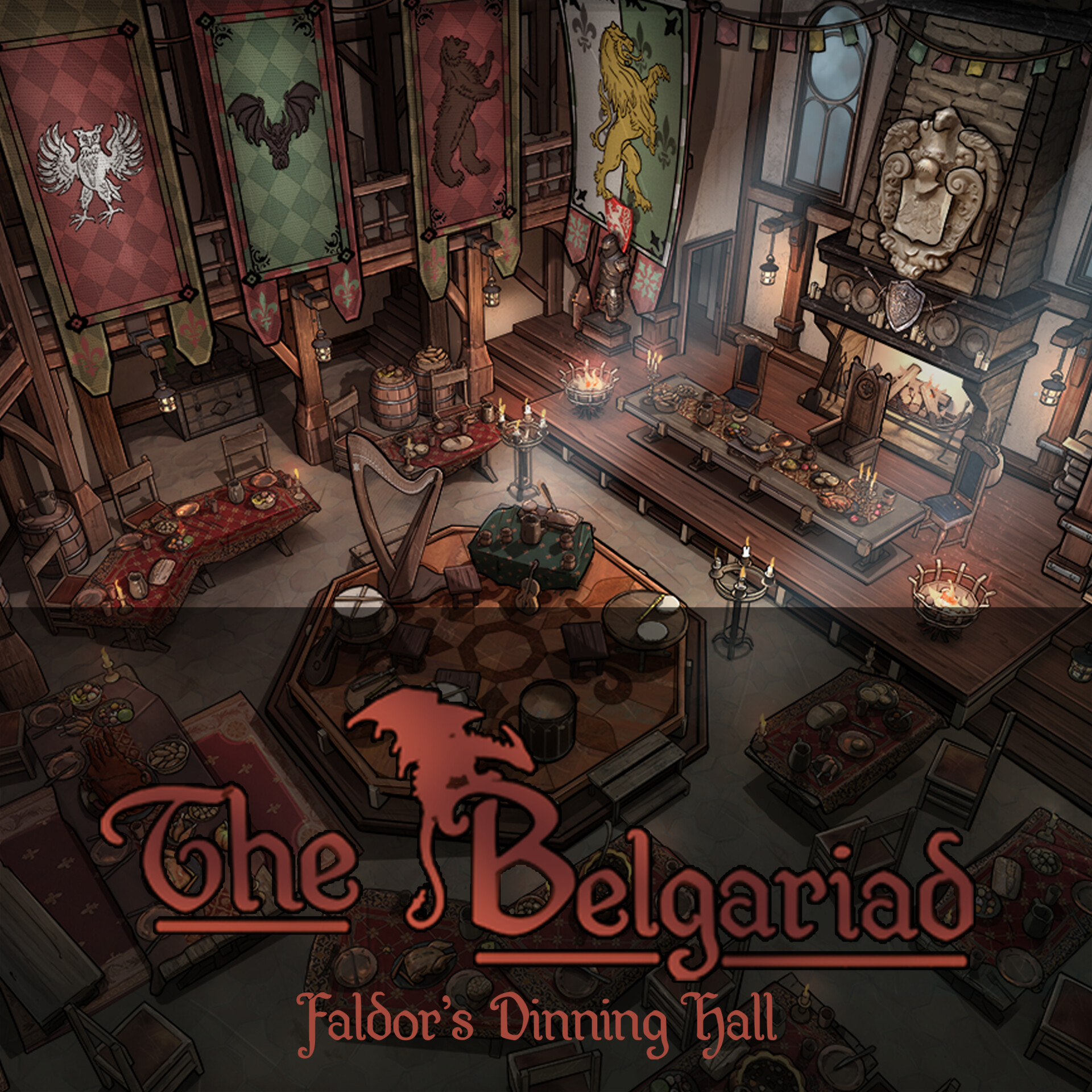 ArtStation - The Belgariad - Faldor's Dinning Hall