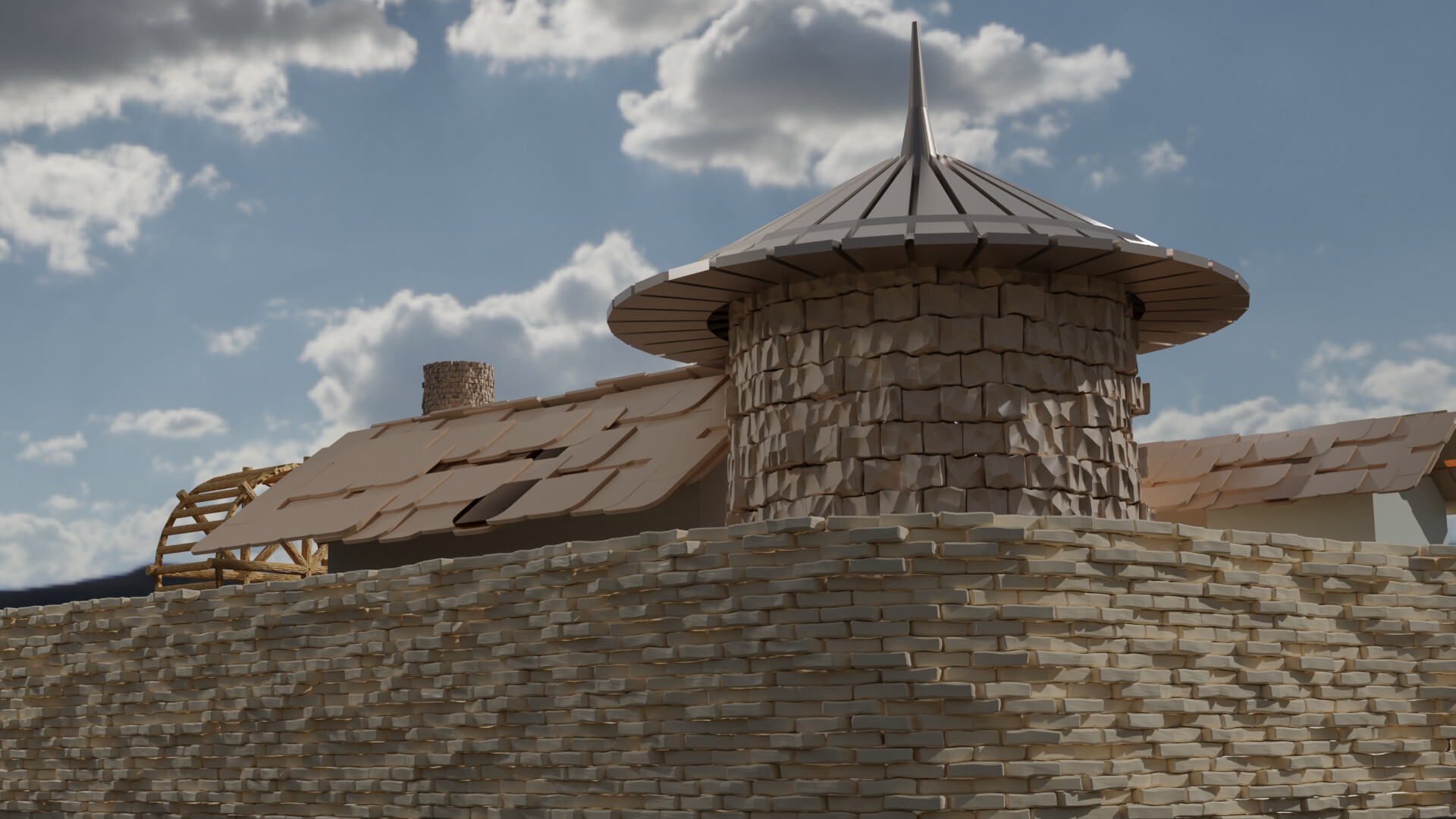 ArtStation - One Small Medieval Corner