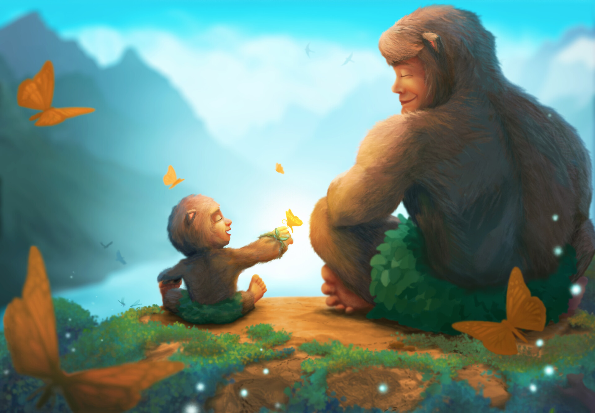 ArtStation - Little Bigfoot!