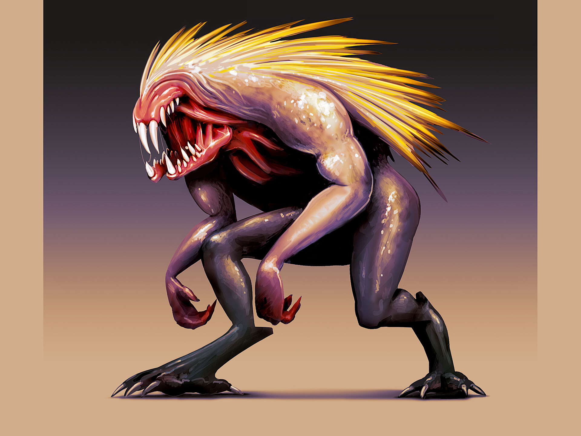 ArtStation - Enemy Creature #1 - character concept art