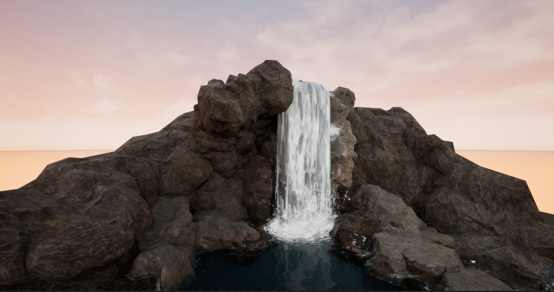 ArtStation - Waterfall - Unreal 4 - Niagara