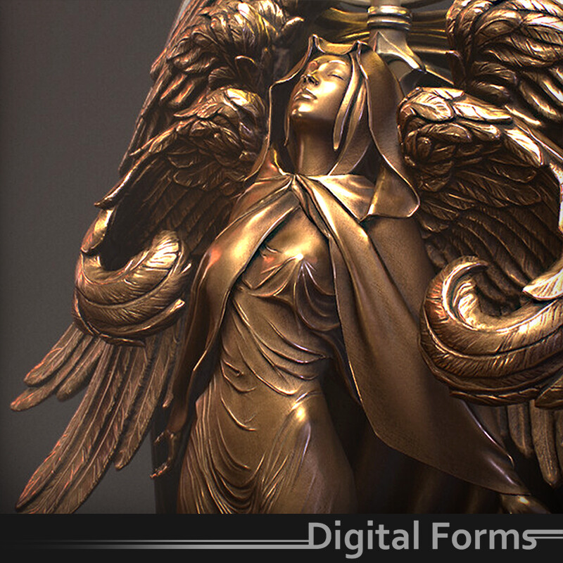 Digital Forms Your External Art Development Team - Shield and sword
