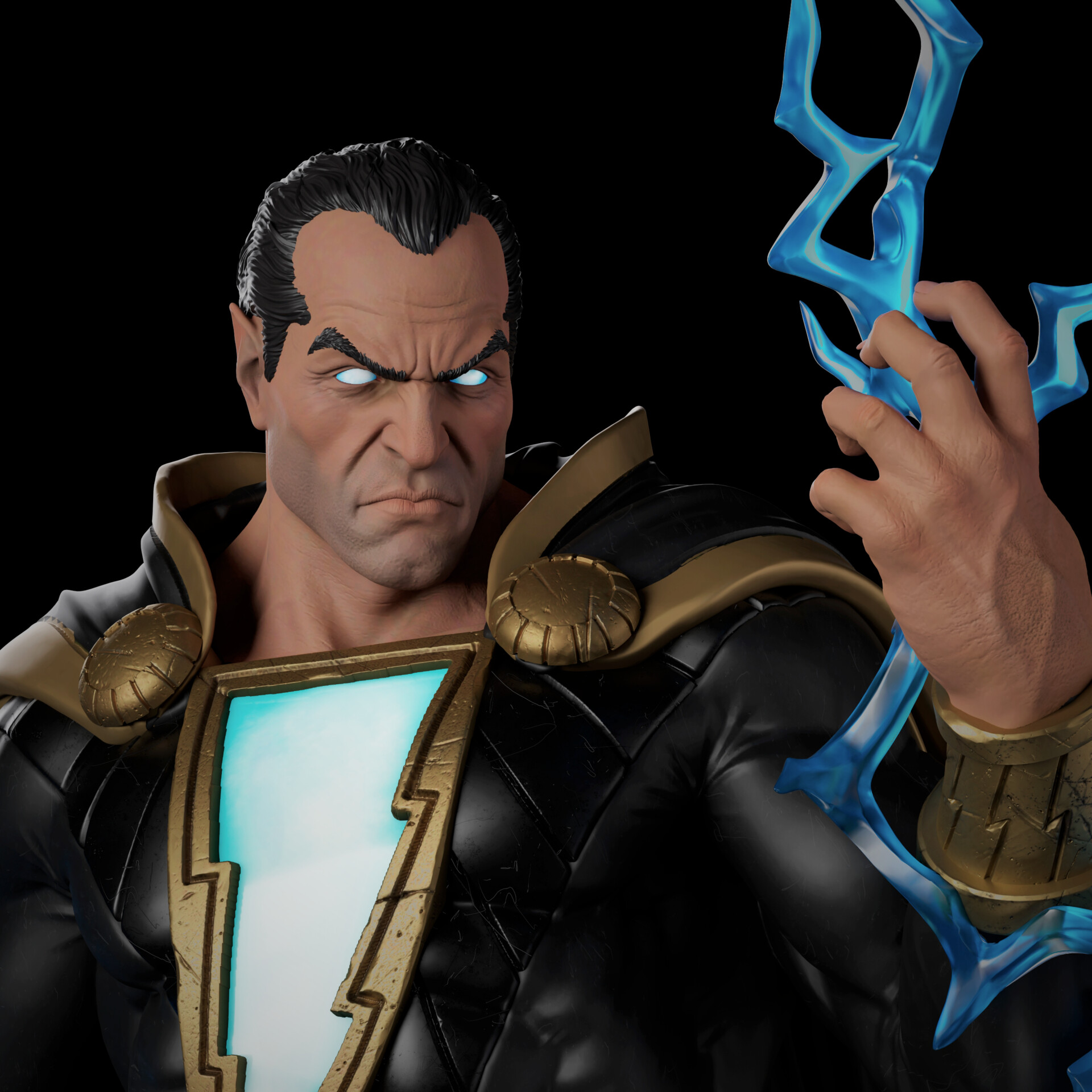 ArtStation - Black Adam - Statue Fanart