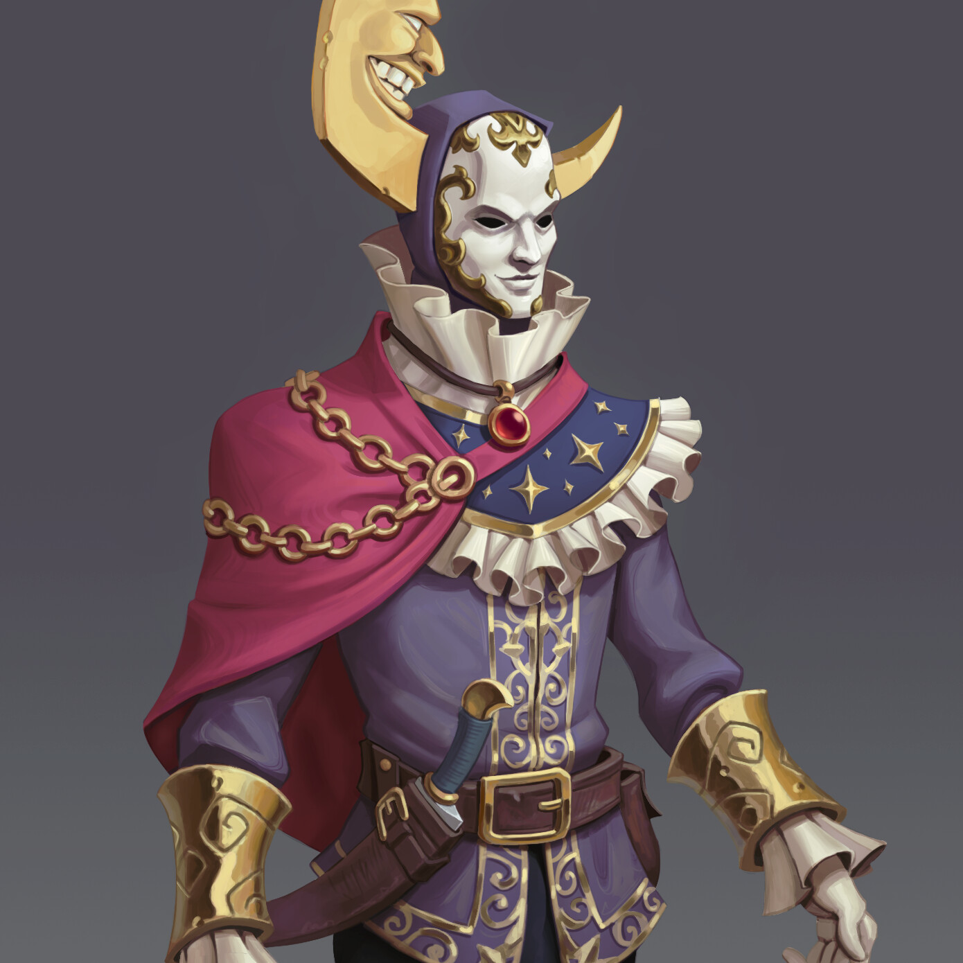 ArtStation - Phantom of the Moon Skin - Fortnite FanArt