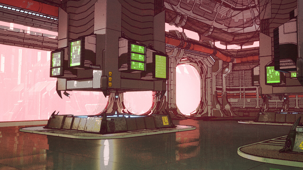 ArtStation - UE4 Sci-fi Level (Borderlands style)