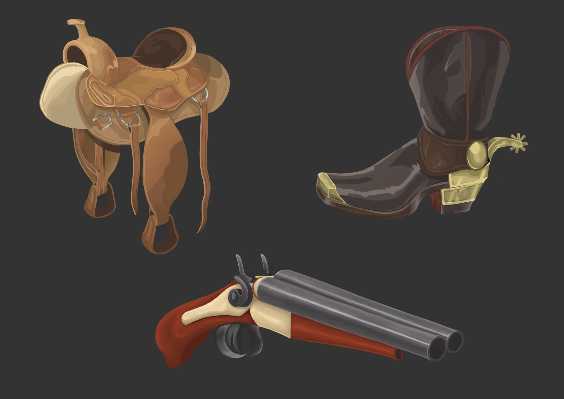 ArtStation - Far west objects