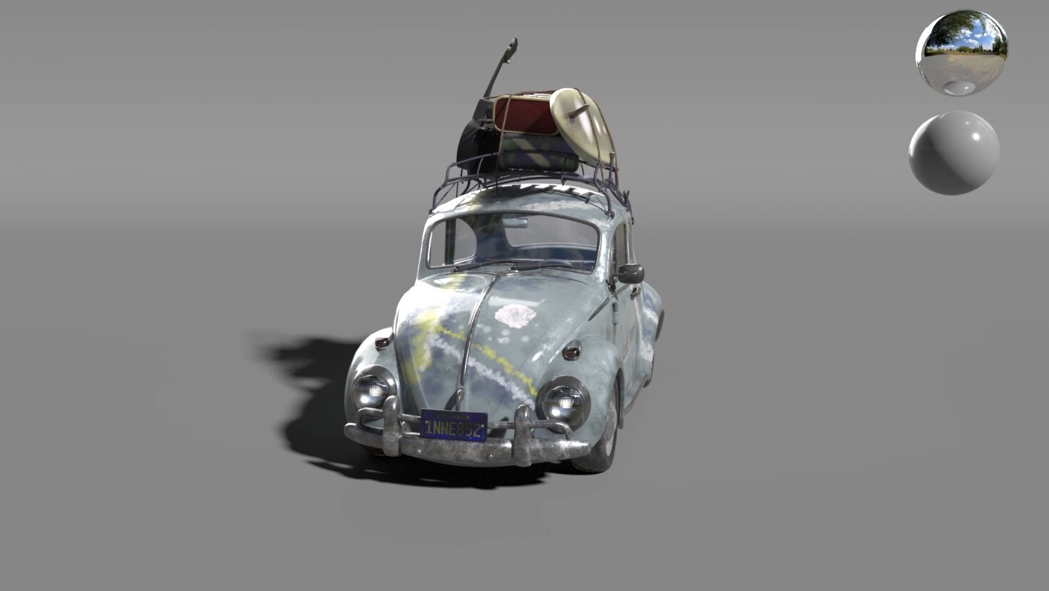 ArtStation - Beetle model for vacation