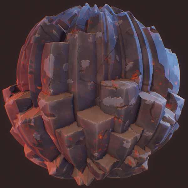 ArtStation - Basalt Column | Substance Designer 2022