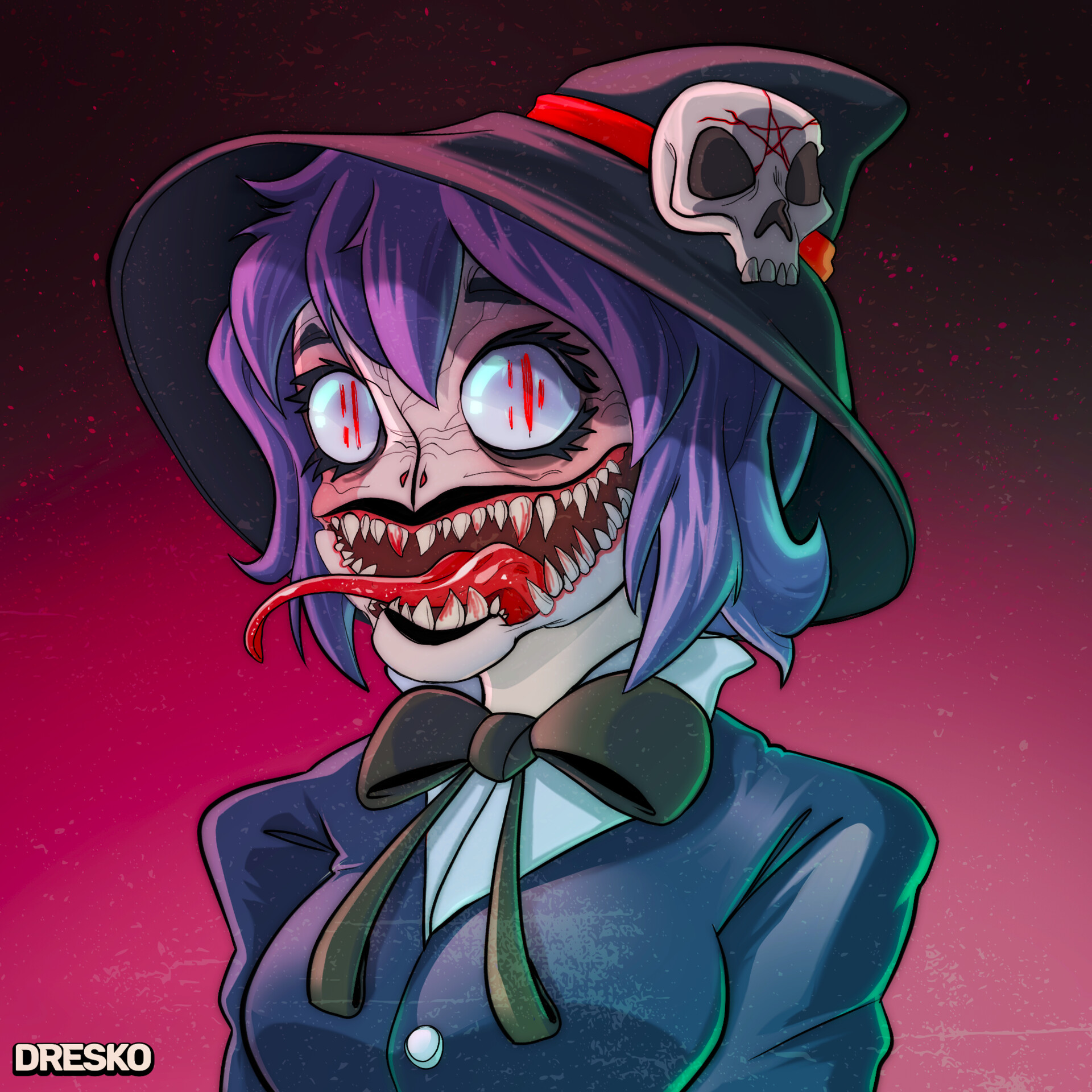 ArtStation - horror witch