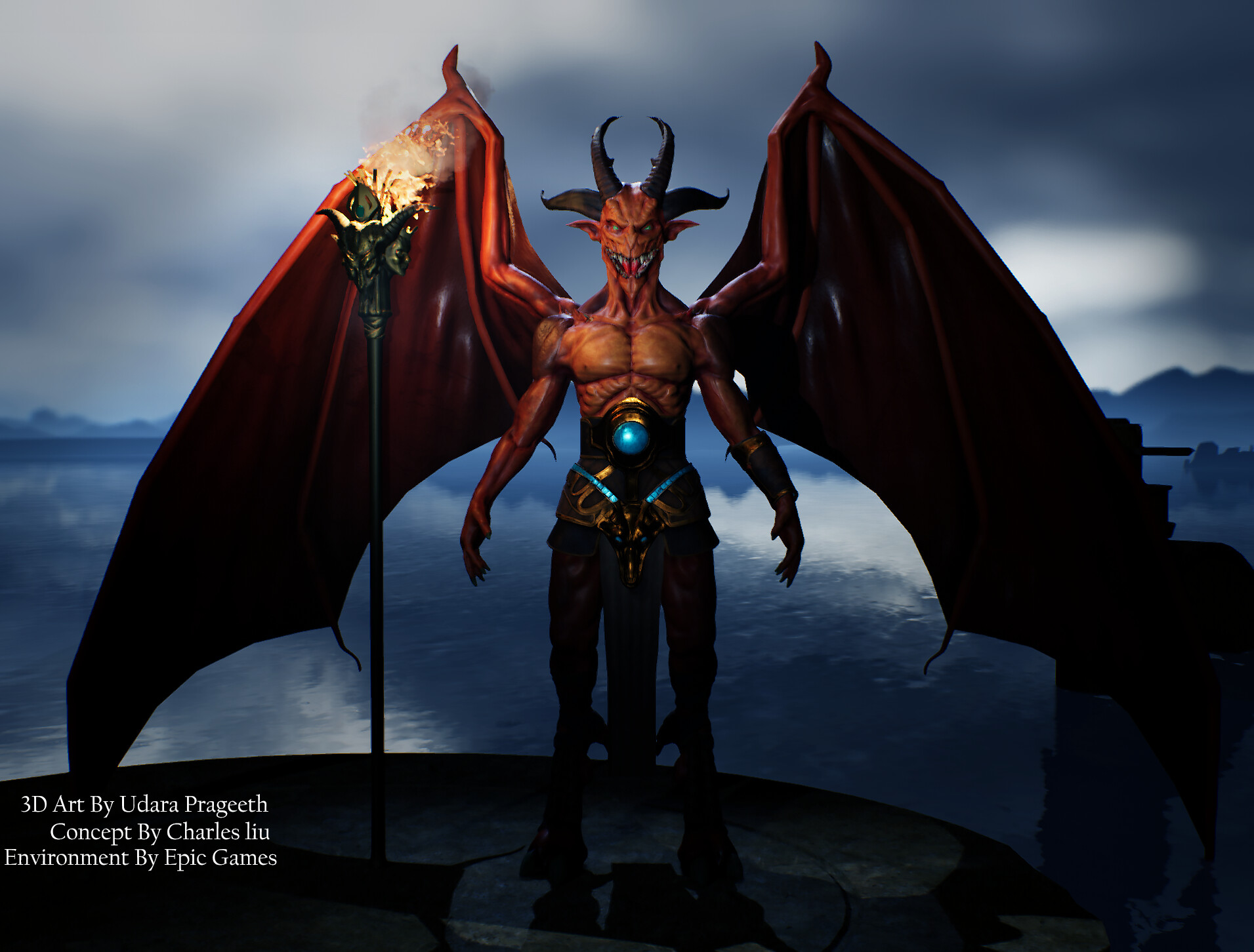 ArtStation - The demon Character