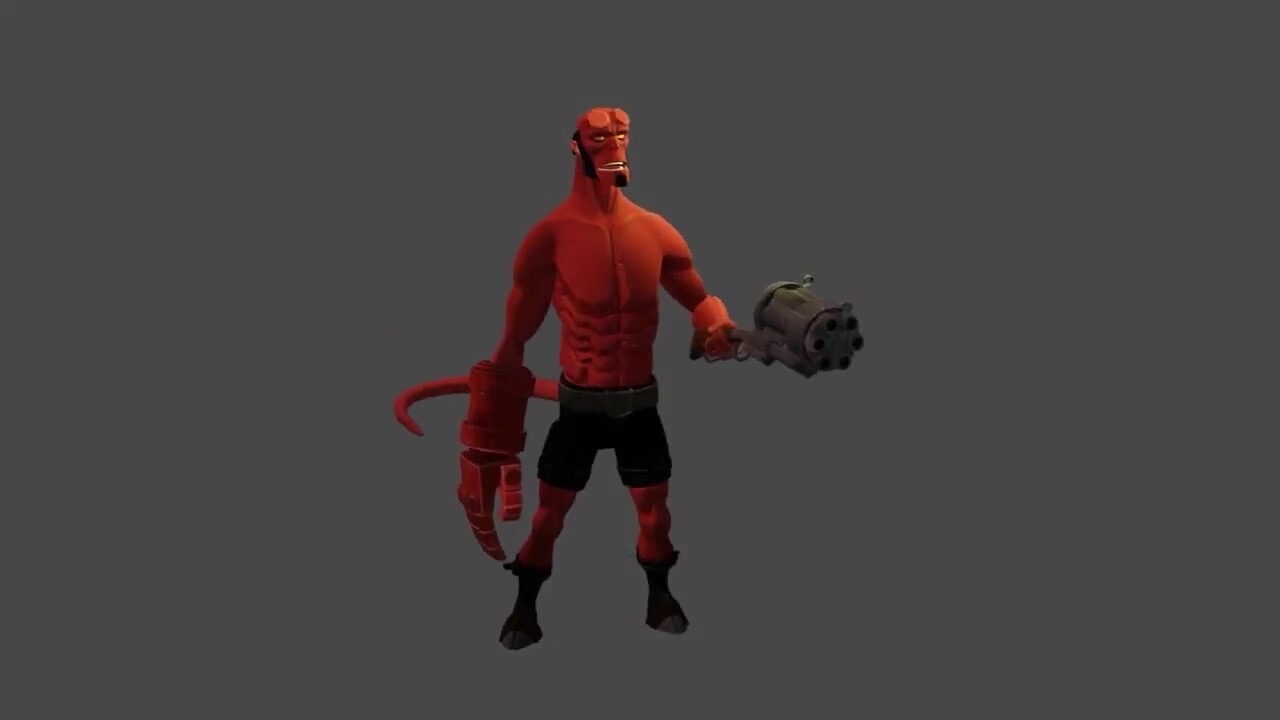 ArtStation - Hellboy Character Rig