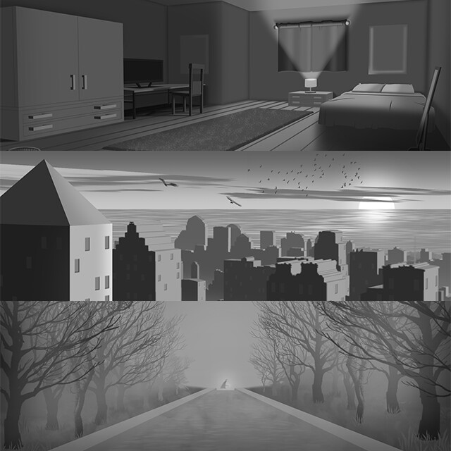 ArtStation - Lighting and Mood Exercises