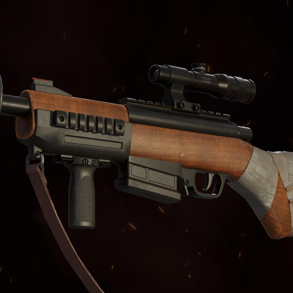 ArtStation - Bolt-action rifle concept