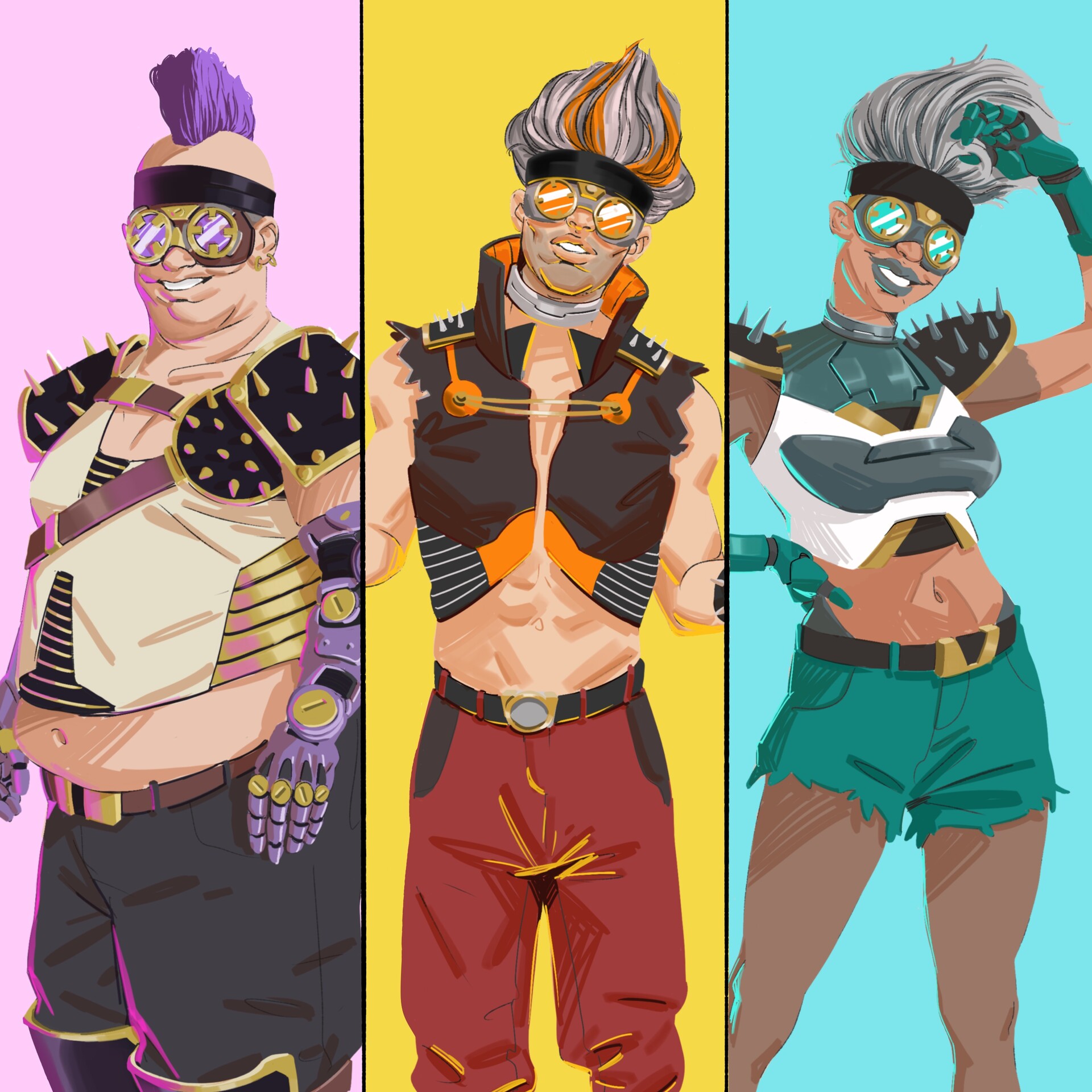 ArtStation - The crazy trio