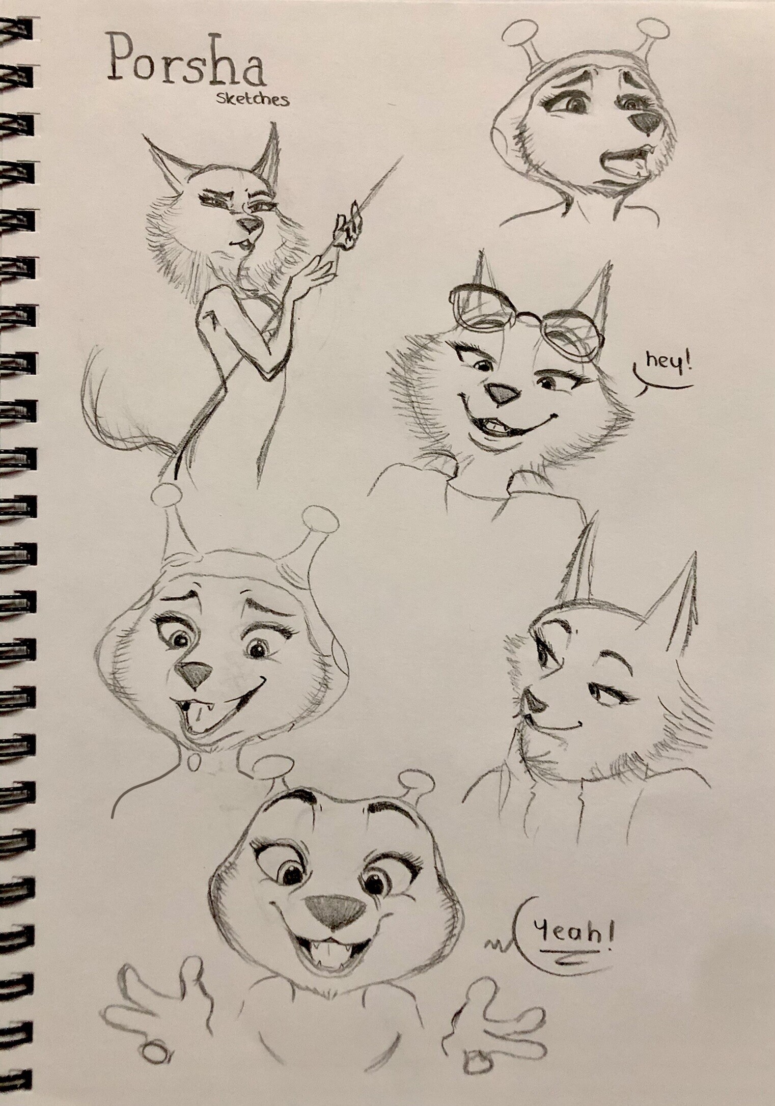 ArtStation - Porsha sketches