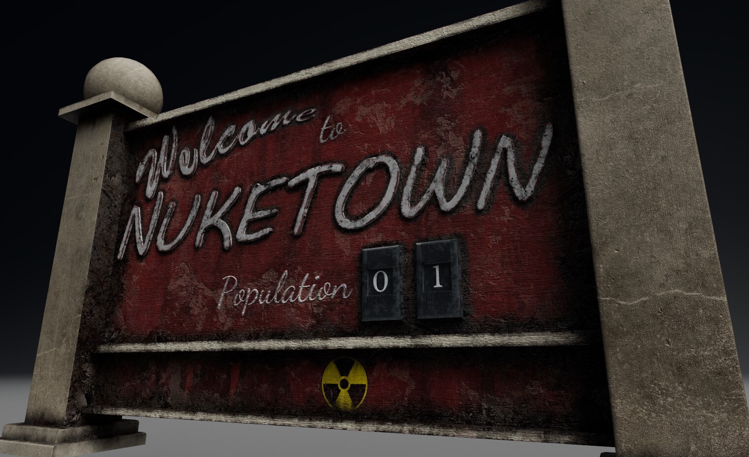 ArtStation - Call of Duty - Nuketown Sign