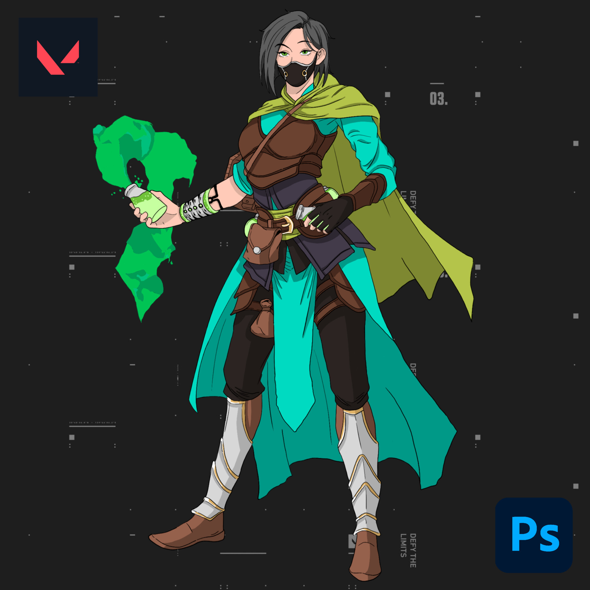 ArtStation - VALORANT - Viper RPG Character