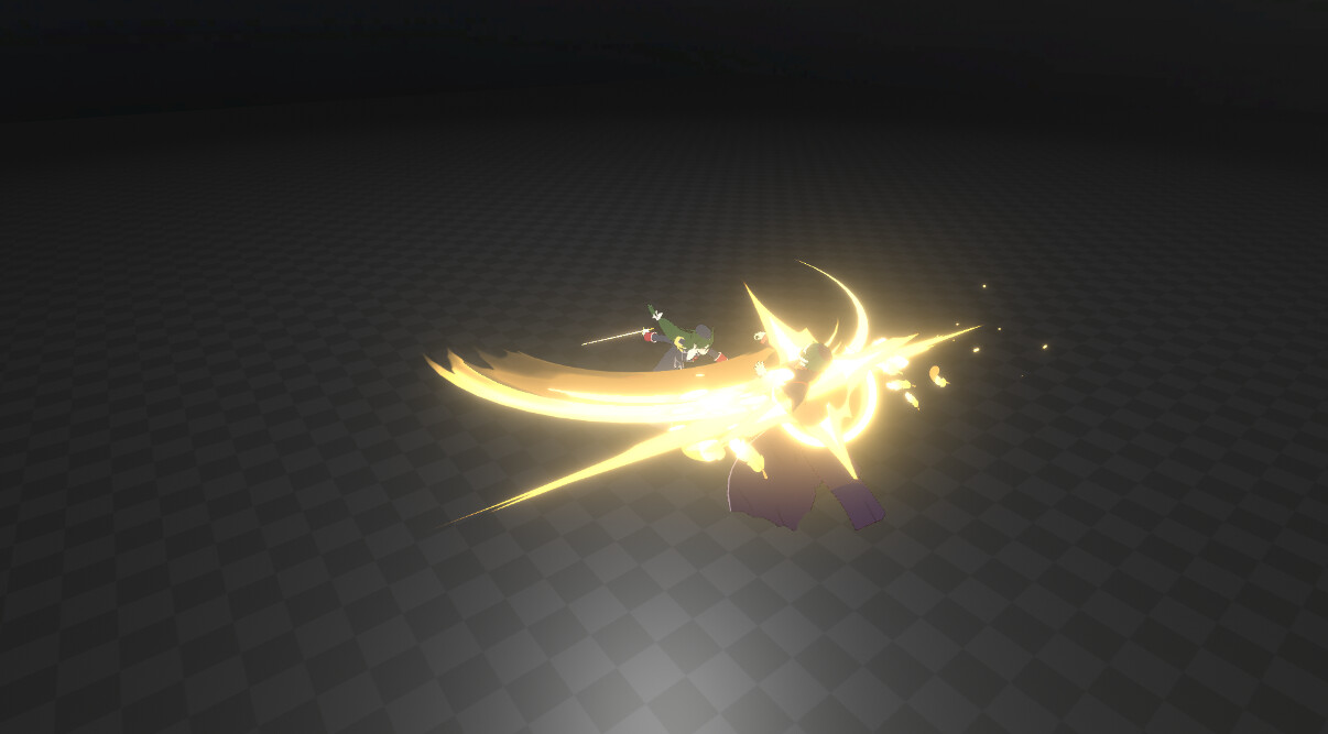 ArtStation - Slash effect(Light Properties)
